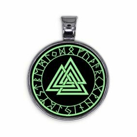 Светящийся амулет Валькнут