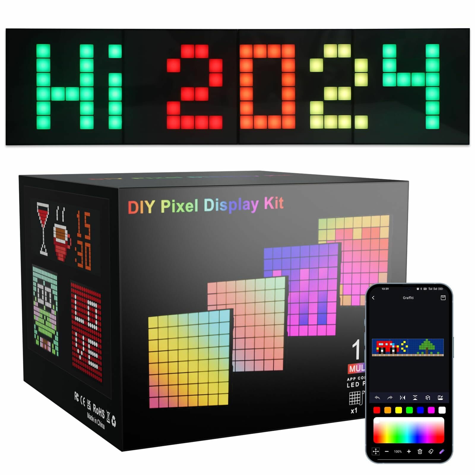 Экран пиксела стены СИД привесной / свет атмосферы украшения