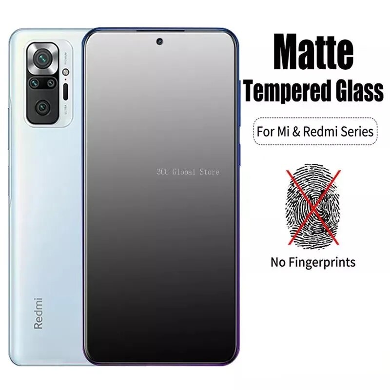 2 шт. матовое закаленное стекло для Xiaomi Redmi Note 10 9 9S 9T 9TPro 8 8T 7 For Redmi Note 9 Pro