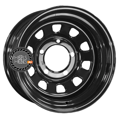 Диск автомобильный стальной ZEPP 4x4 УАЗ Semicircle 16x8 5x139.7 et-19 dia110 Gloss Black