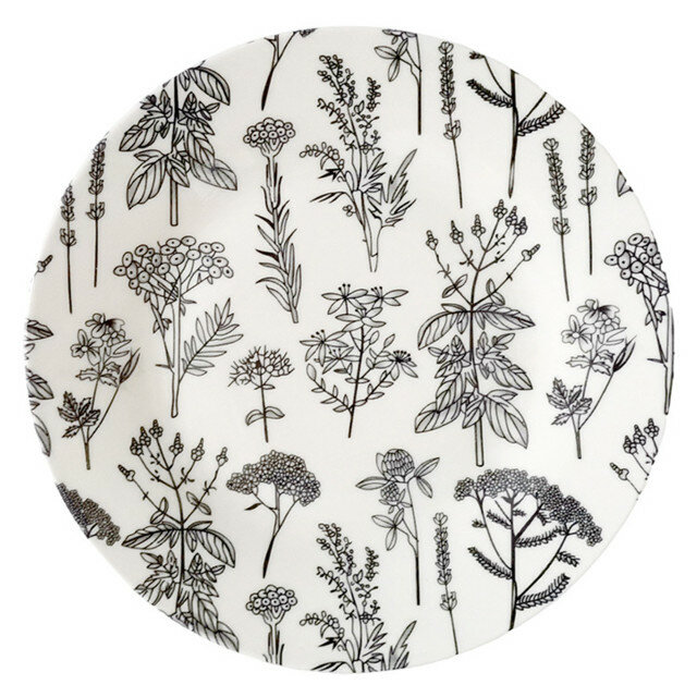 Тарелка STOCKHAUS Botanica 20см десертная фарфор