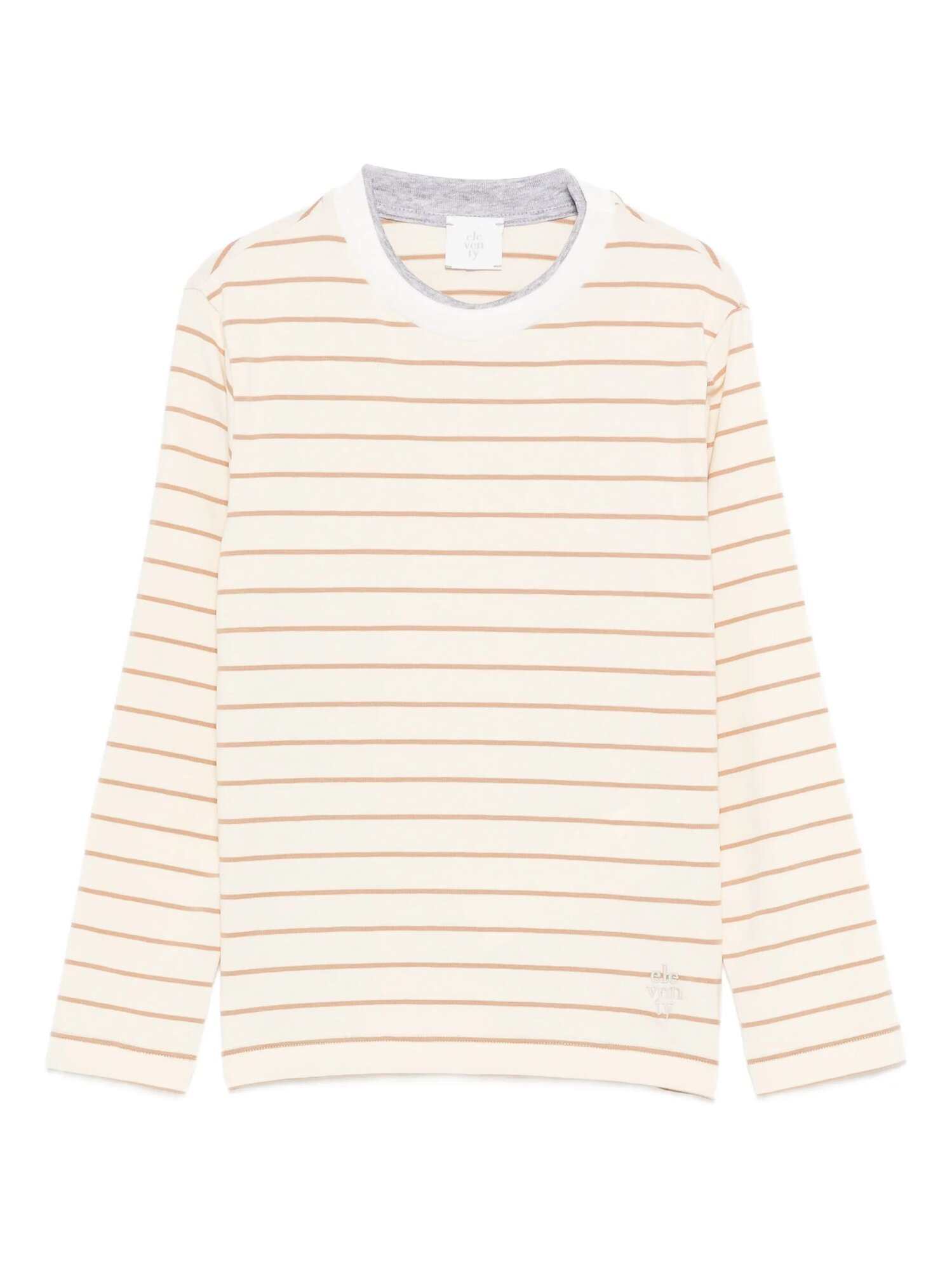 Футболка Полосатая футболка с длинными рукавами