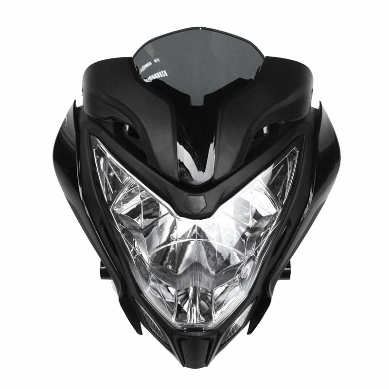 Черная фара для мотоцикла в сборе Фара для мотоцикла в сборе для BAJAJ PULSAR 150 200