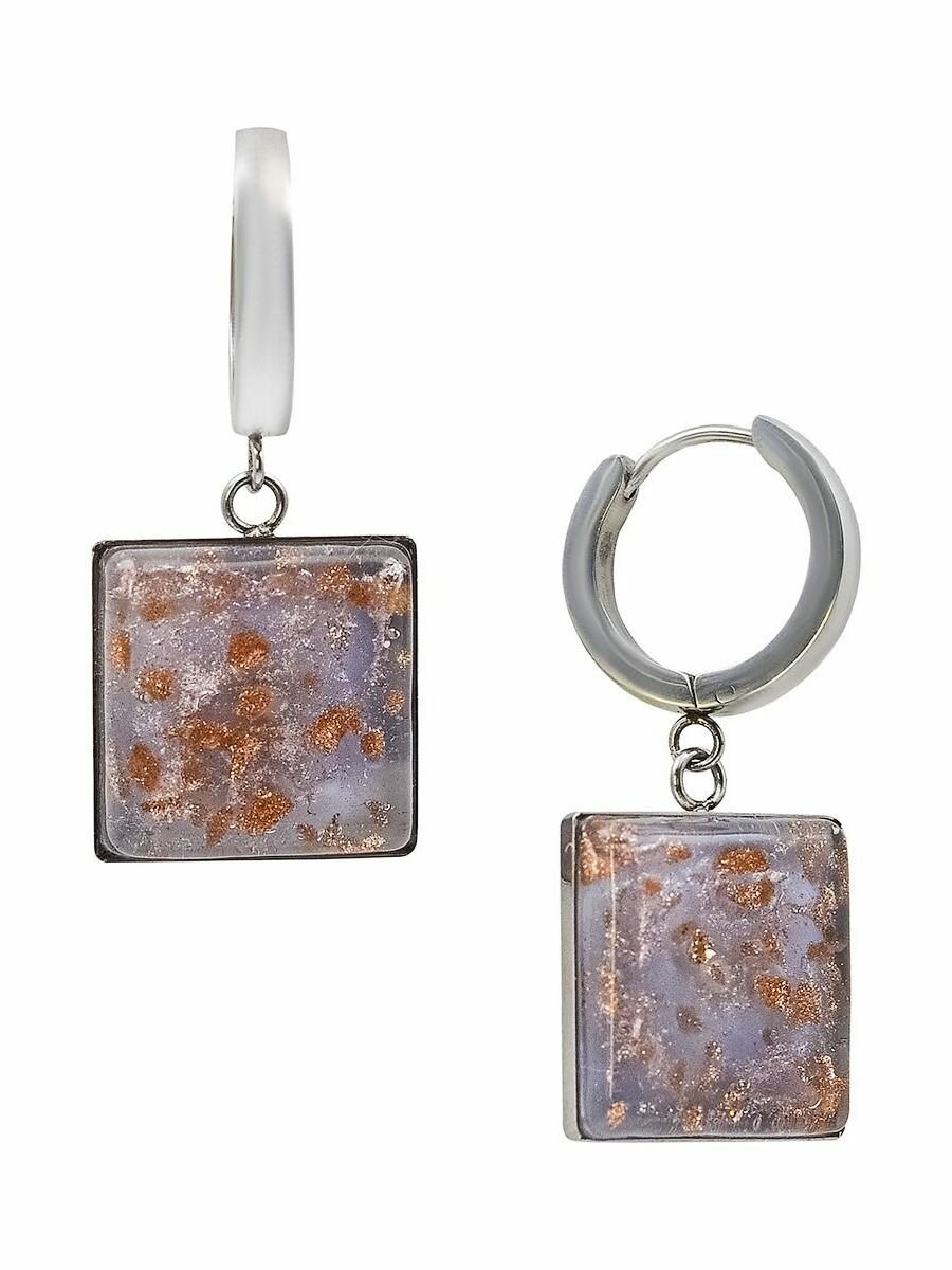 Серьги, муранское стекло, стекло