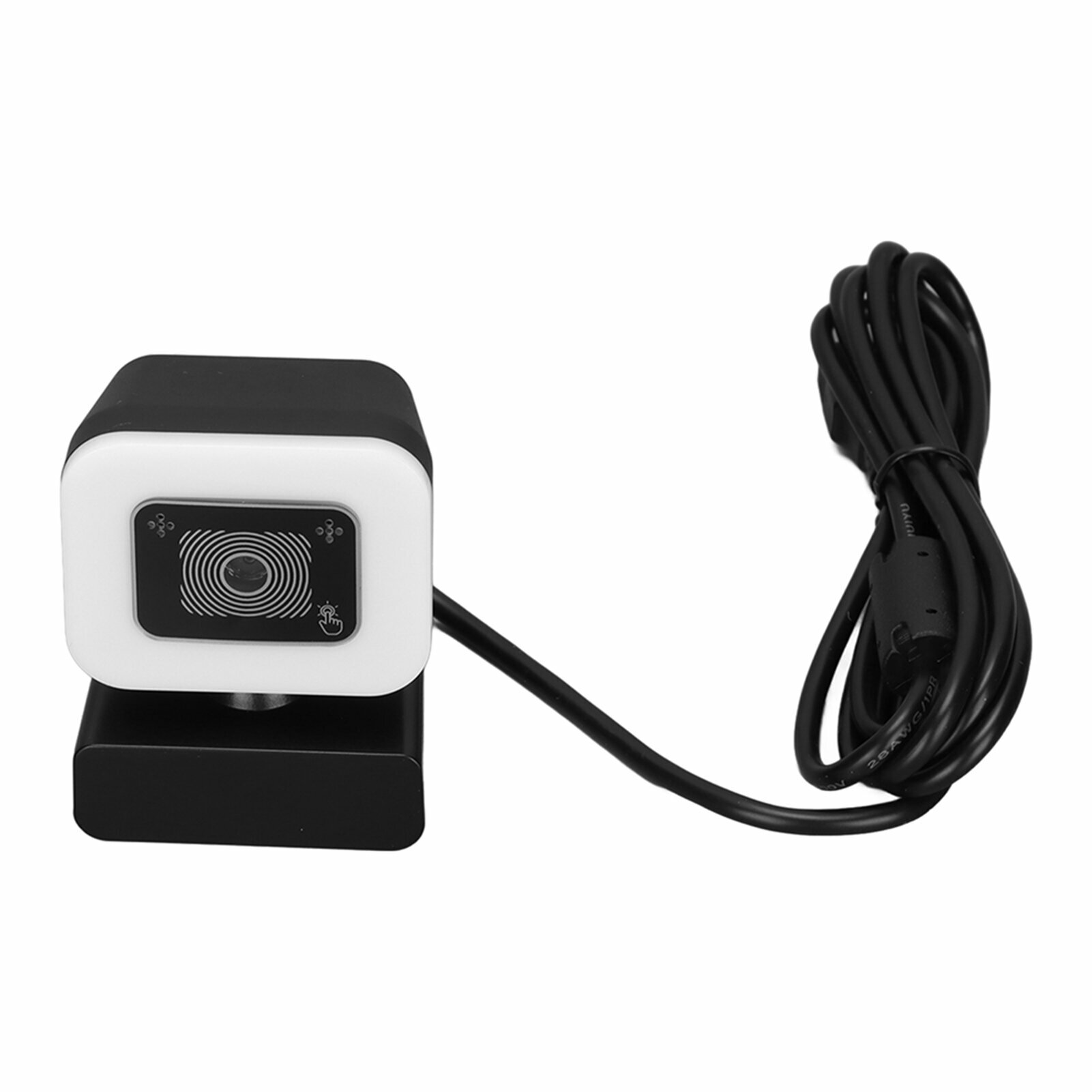 Веб-камера с потоковой передачей 2K, USB-веб-камера HD с автофокусом и сенсорной подсветкой микрофона для потоковой передачи игр, встреч