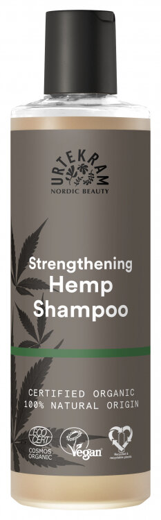 URTEKRAM Шампунь с коноплей для всех типов волос 250 мл
