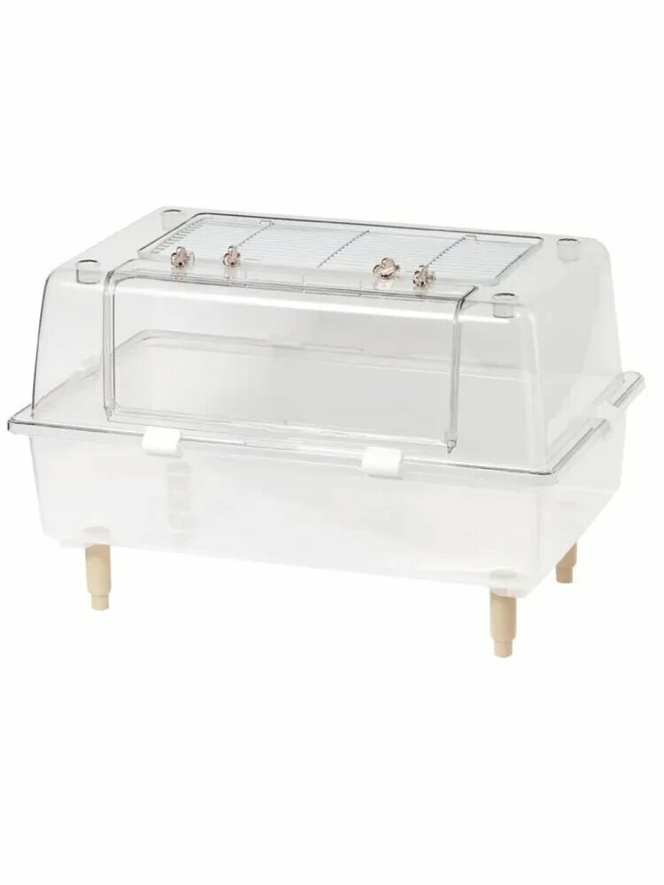 Акриловая клетка для хомяка 60см - прозрачный домик Стильный дизайн и просторное пространство