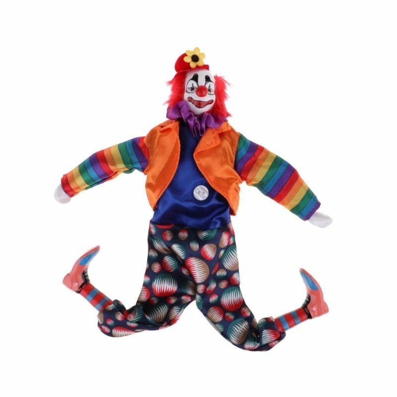 (1 шт.) Керамическая кукла-клоун "Дядюшка с длинными ногами" R13 Y