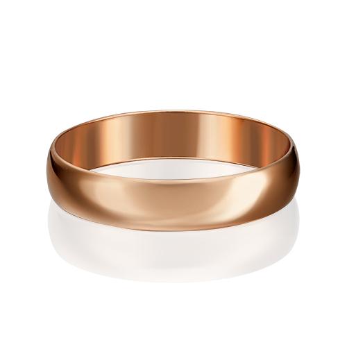 Кольцо, красное золото, 585 проба