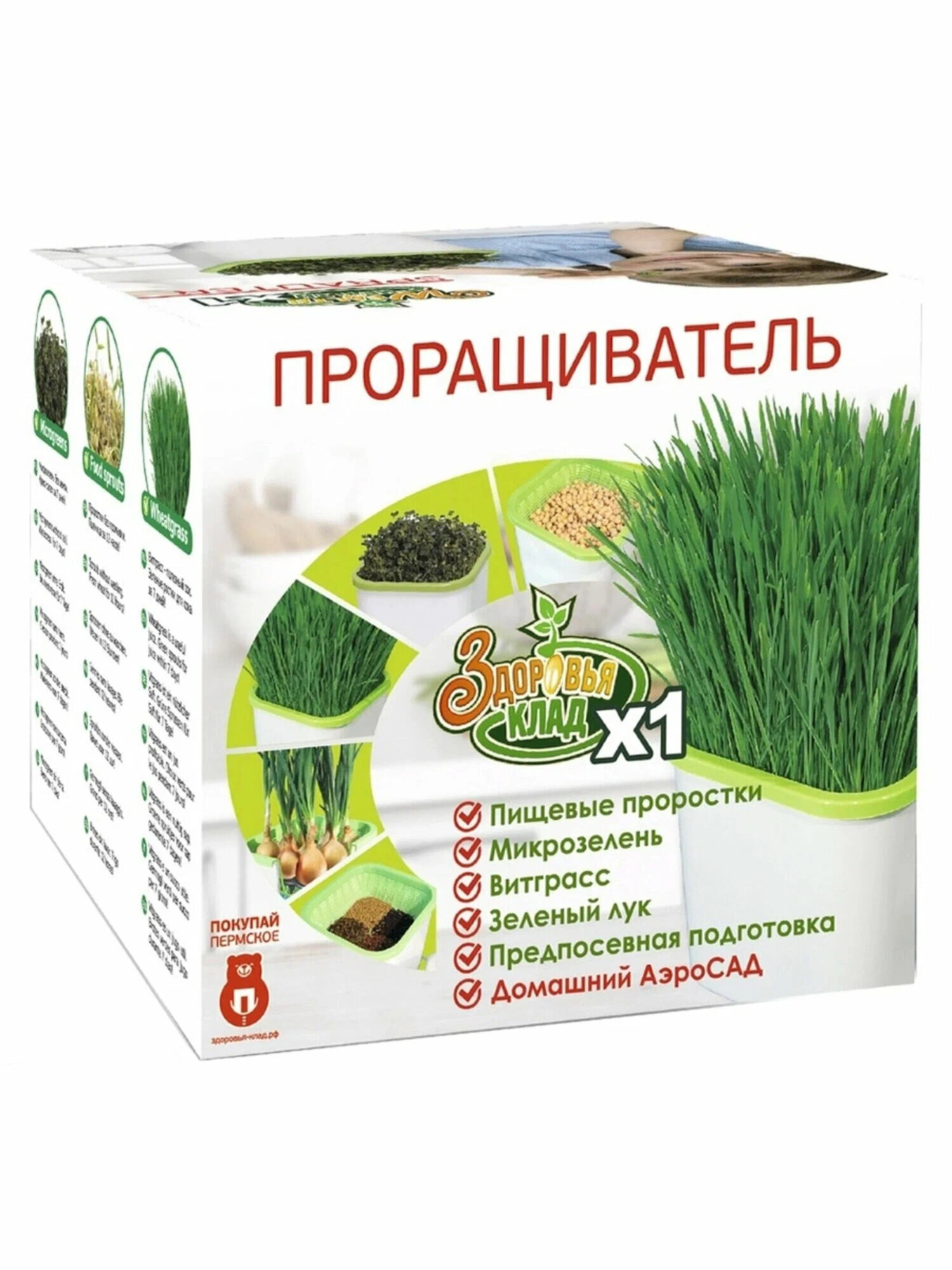 Грядка мощная гидропонная луковая ЗК проращиватель луковиц для пера зелёного лука и чеснока