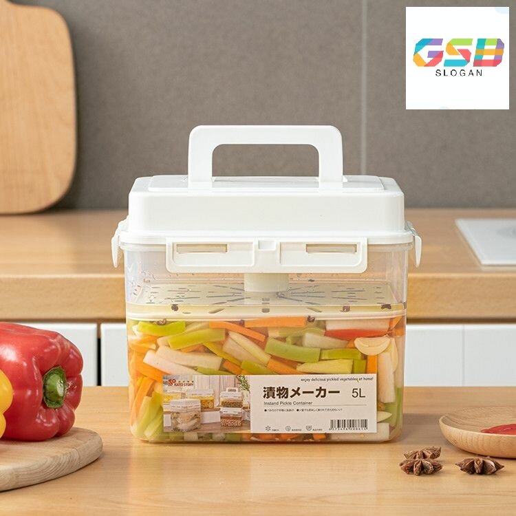 Банка "Real Ikea", для огурцов и капусты, пластик, герметичная крышка