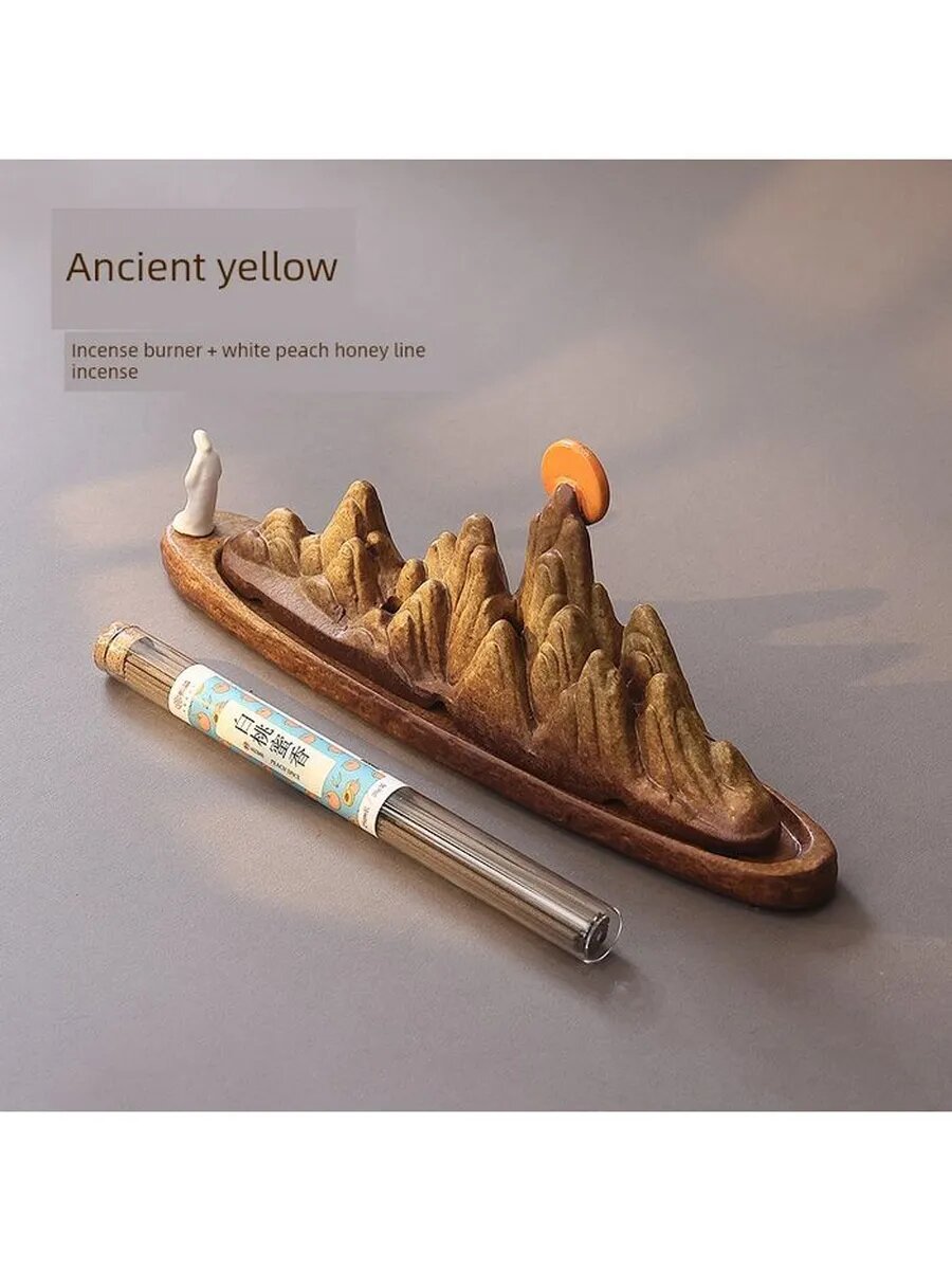 Подставка для благовоний-древнежелтый, персик-мед (20г)