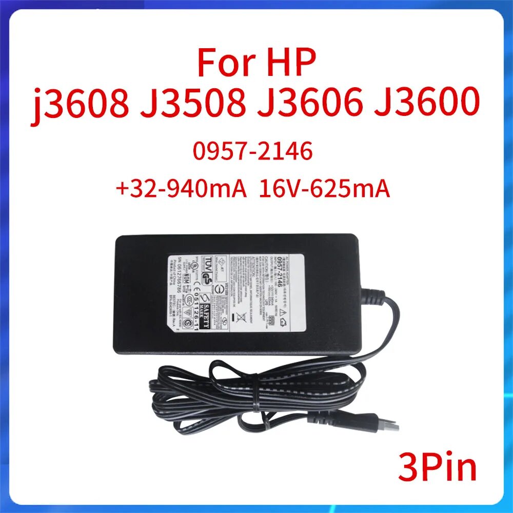 Адаптер питания KIYUHOIY для принтера HP +32V-940mA 16V-625mA