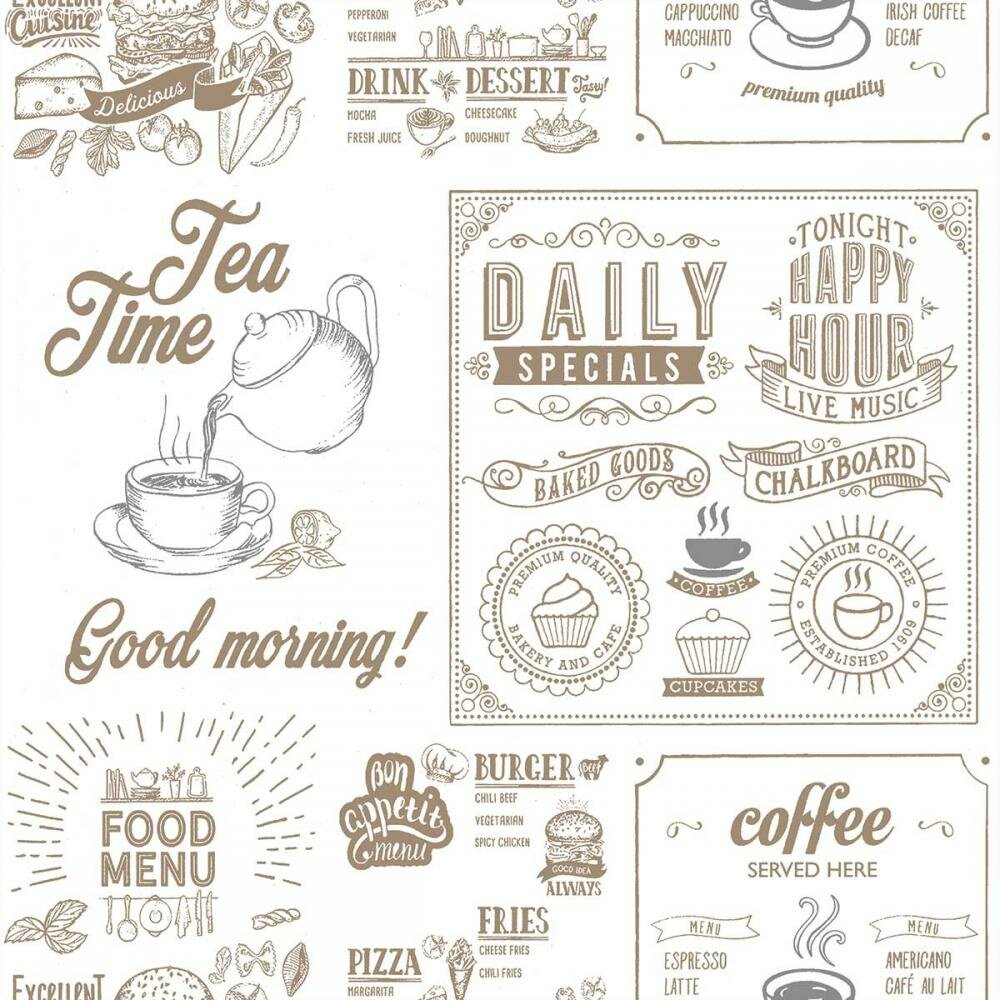 Обои бумажные моющиеся Саратовские обои Маргарита Ф873-02, 0,53 м, 10 м.