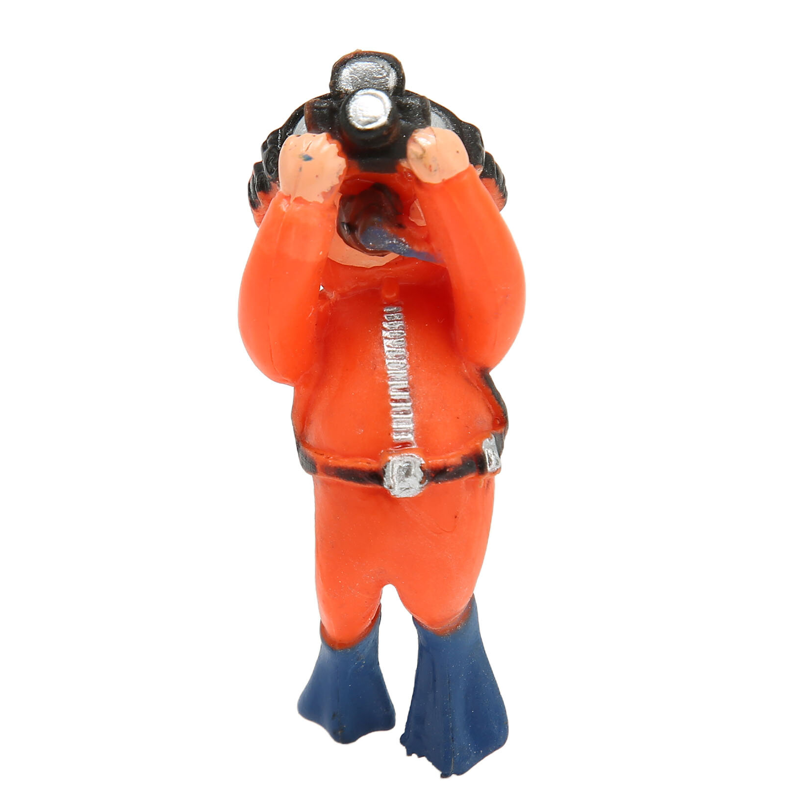 Модель дайвера для аквариума, плавающая фигурка с оранжевым толстяком для украшения рыбного аквариума