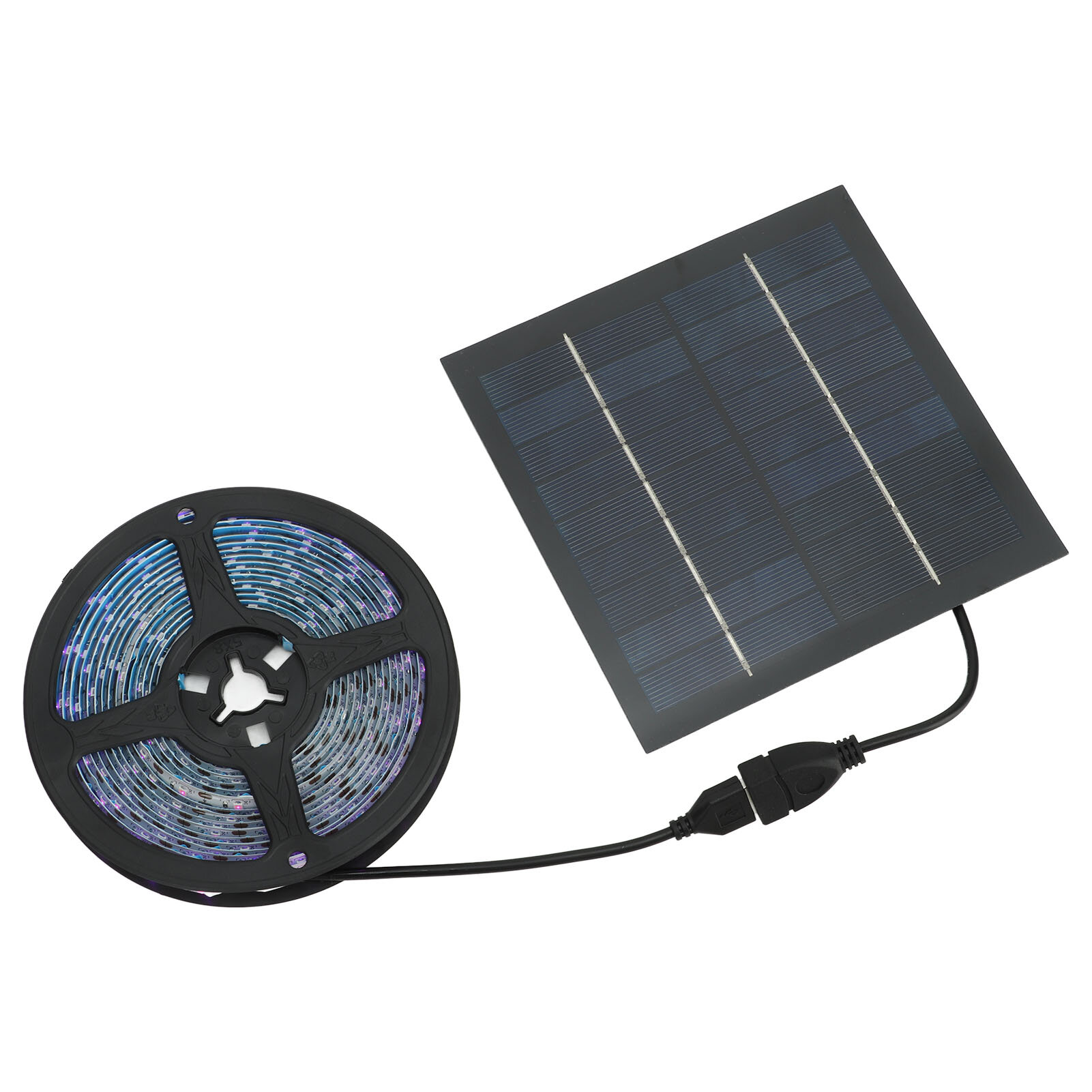 Солнечные LED-лампы для растений 5M с солнечной панелью для комнатных растений