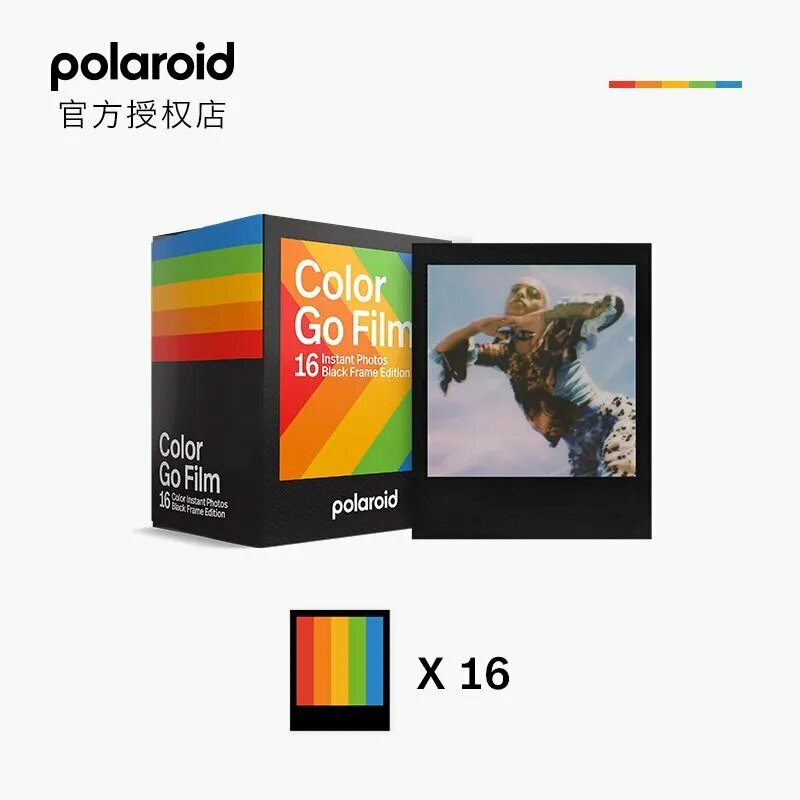 Картридж Polaroid Go Color Film черная рамка Double Pack, 2 х 8 снимков (только для фотоаппаратов Polaroid Go)