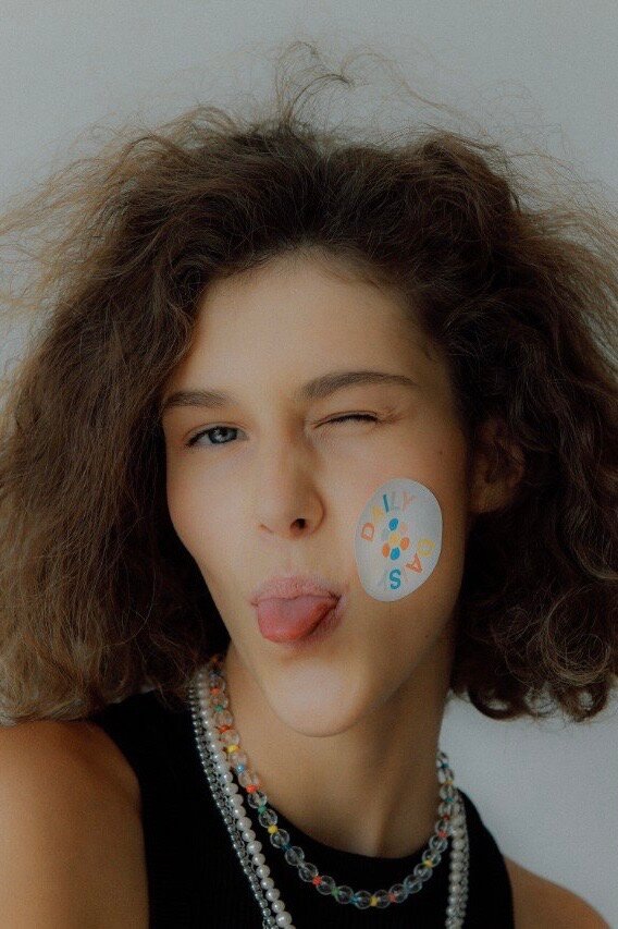 Колье, стекло, хрусталь, бисер