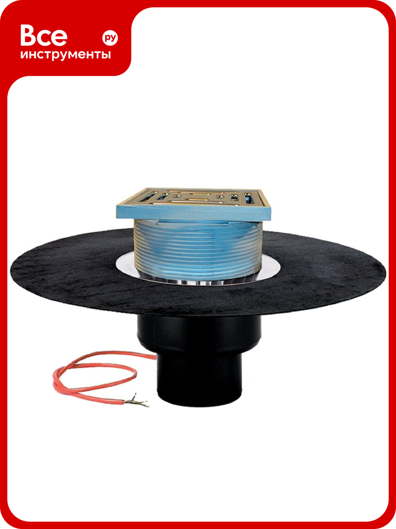 Кровельная воронка HL с электроподогревом, DN110 HL 62.1BH/1, вертикальным