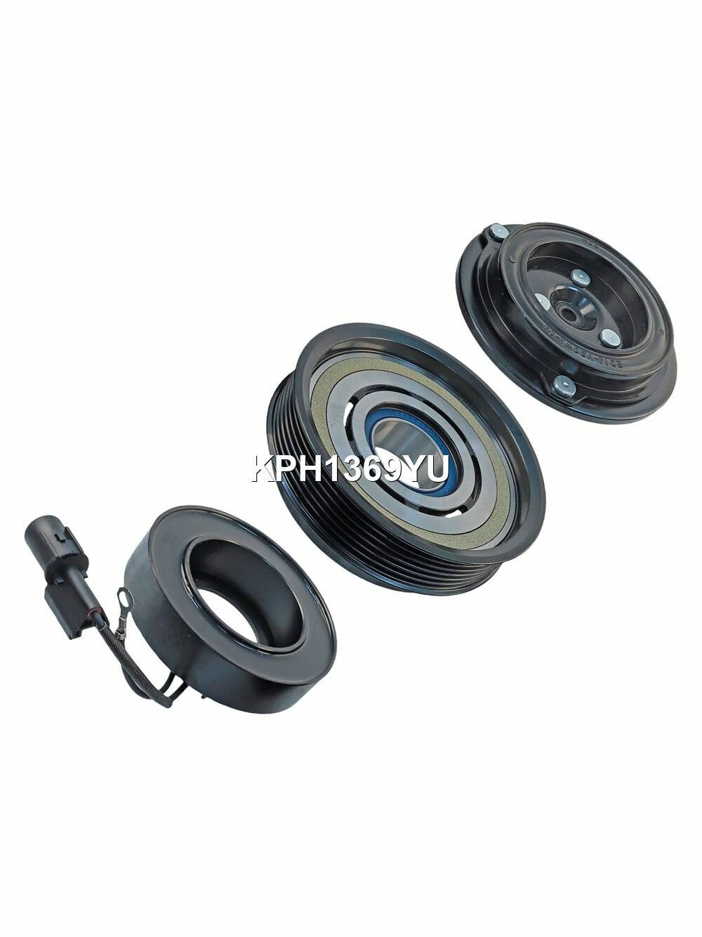 Шкив компрессора кондиционера в сборе Hyundai Santa Fе Azera Sonata Veracruz Kia