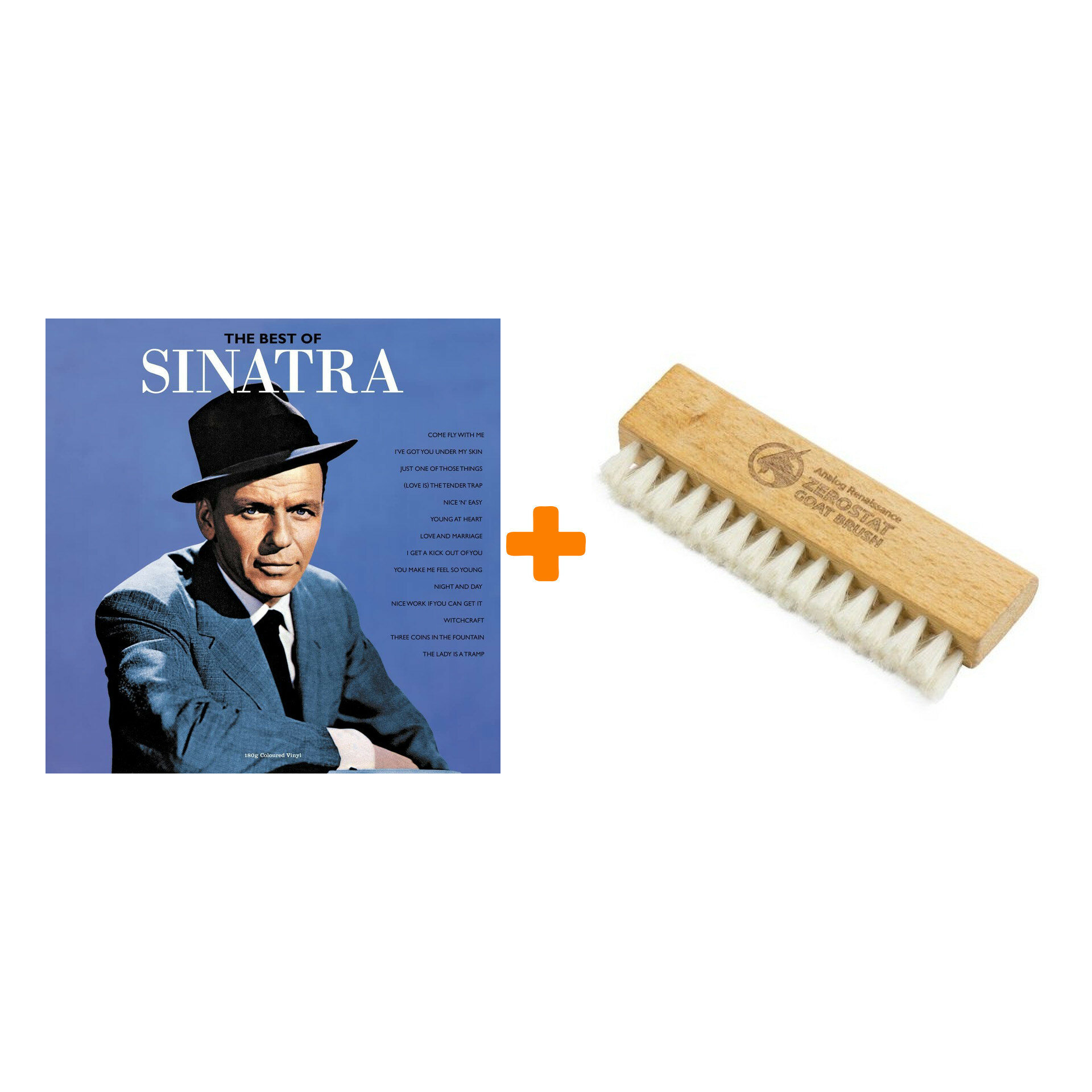 Sinatra Frank Best Of Coloured Blue Vinyl LP + Щетка для ухода за LP из козьей шерсти