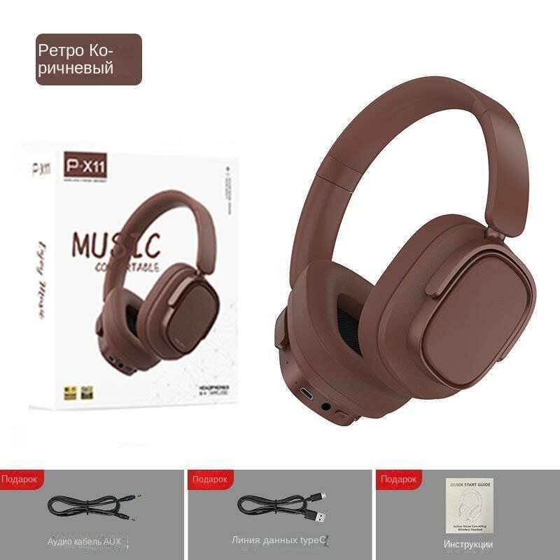 Гарнитура PANGPAI, с шумоподавлением, беспроводная, Bluetooth 5.4, сенсорное управление, purple
