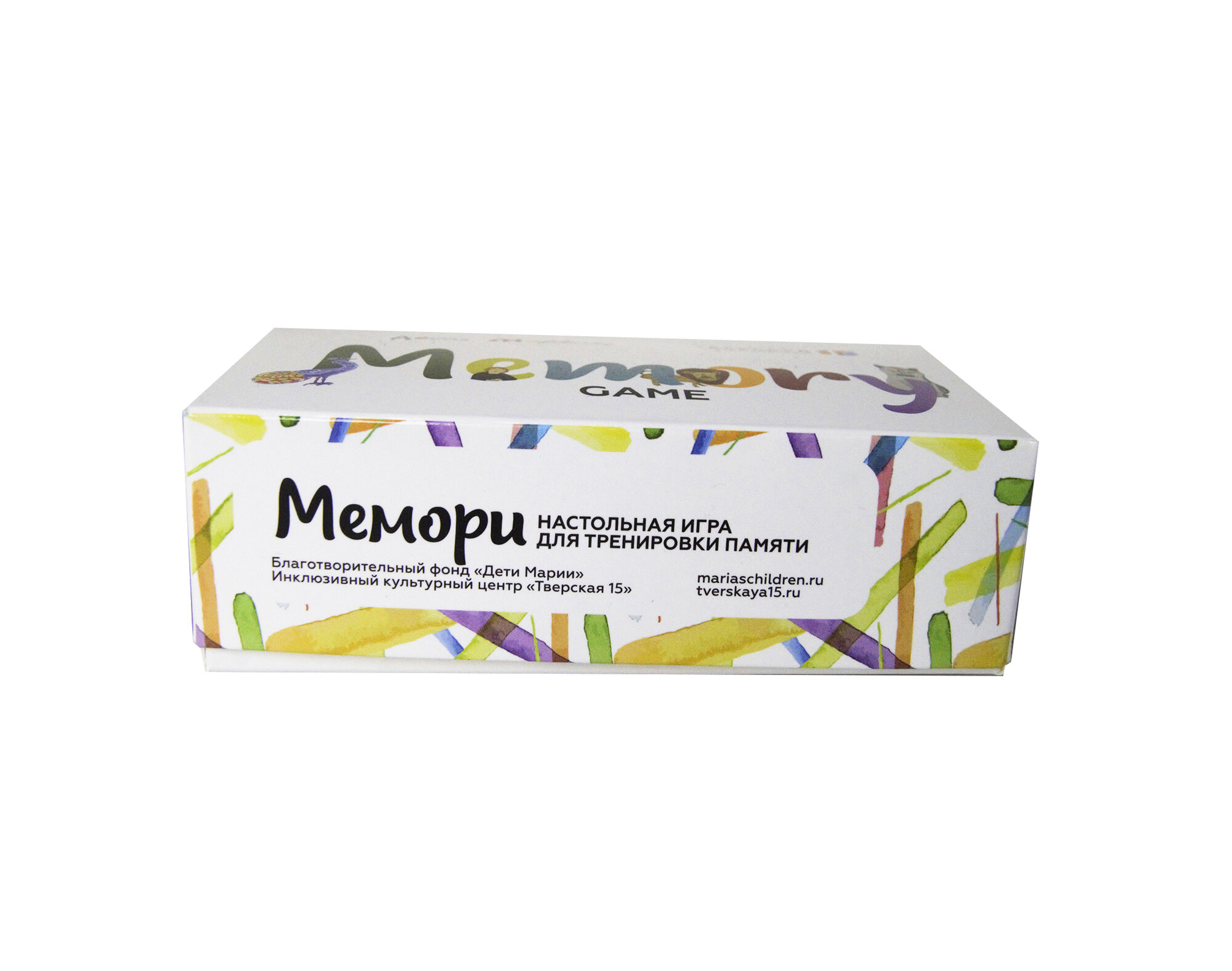 Настольная игра «Мемори» Дети Марии с рисунками детей 60 карточек в коробке — фото 1
