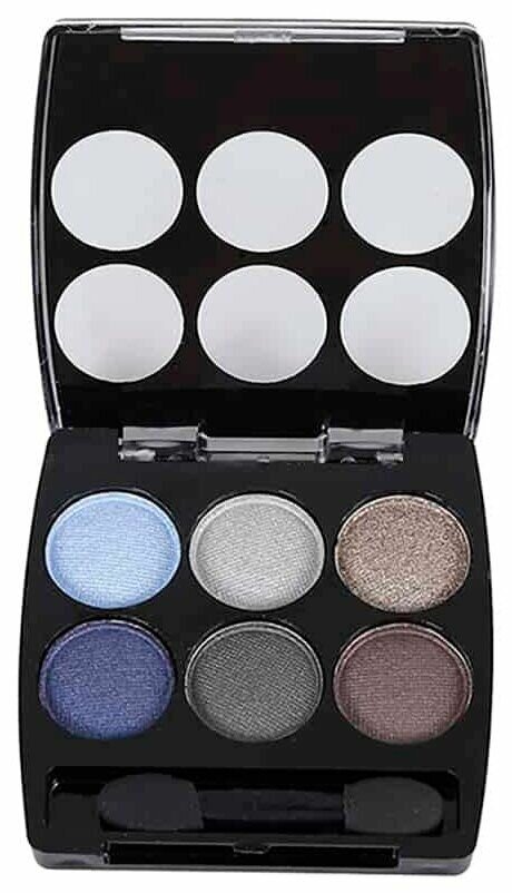 Farres cosmetics Тени для век, перламутровые, 6 цв, тон 10