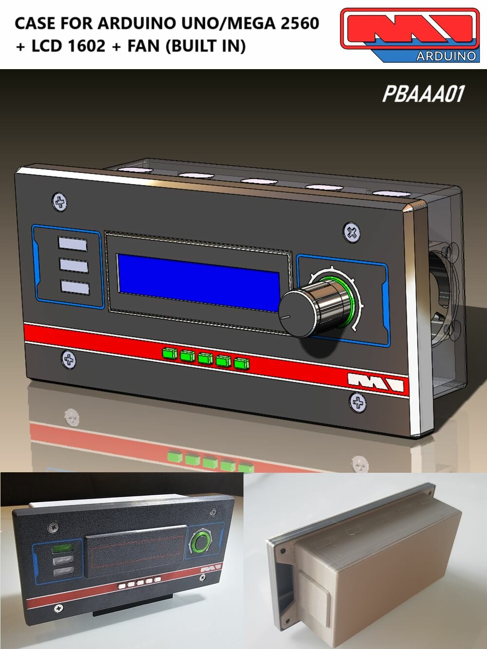 Корпус для Ардуино (ARDUINO UNO, Mega 2560) встраиваемый