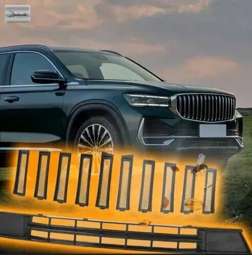 Защитная сетка для Geely Monjaro монжаро 2025 рестайлинг на решетку радиатора