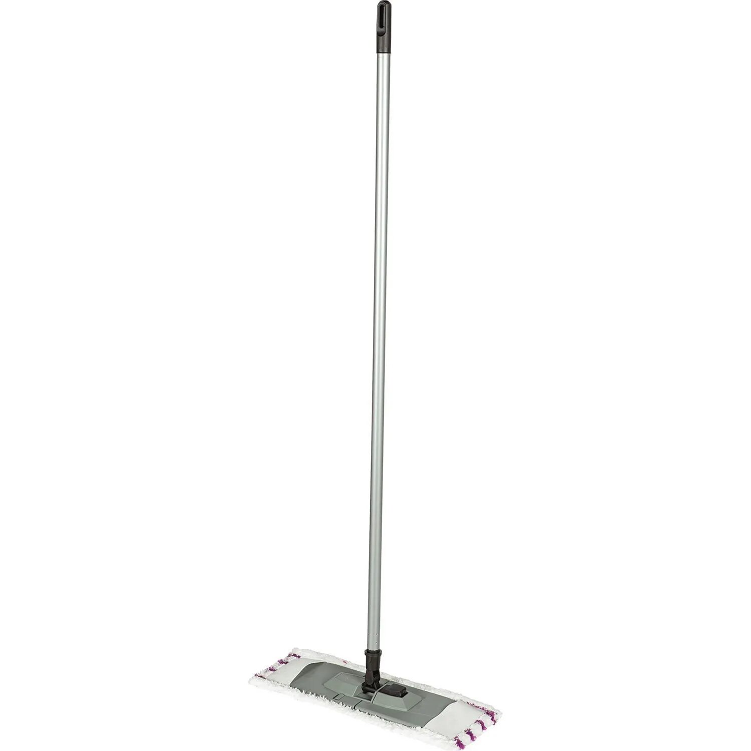 Швабра флаундер для пола пластик 40х11 в сборе с насадк Soft микроф SV5101