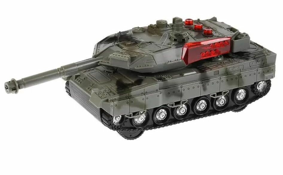 Игрушка. Военная техника "Танк Победитель 4" инерционный, 17,5см, бат.3*AG13 в комплекте
