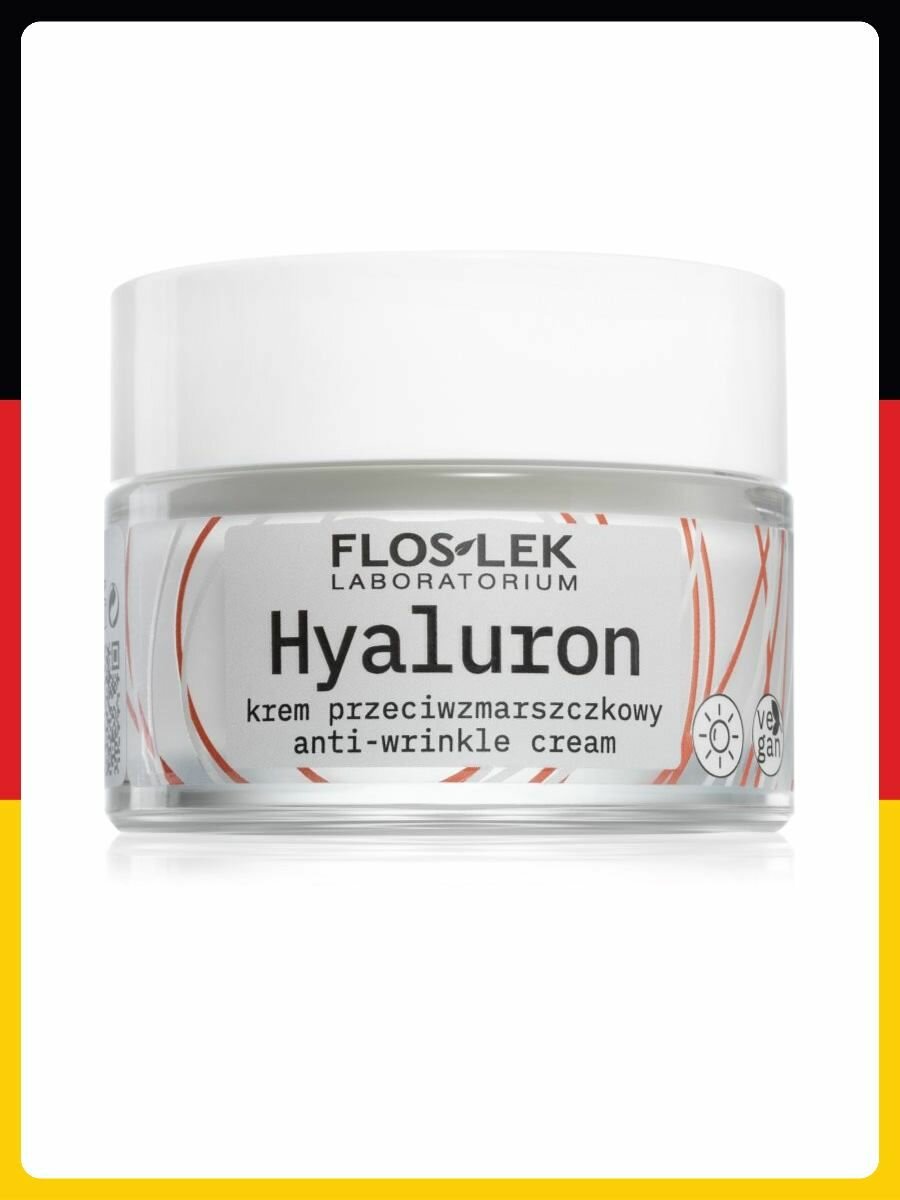 Крем для ухода за кожей FlosLek Laboratorium Hyaluronic anti-wrinkle cream, 50 мл