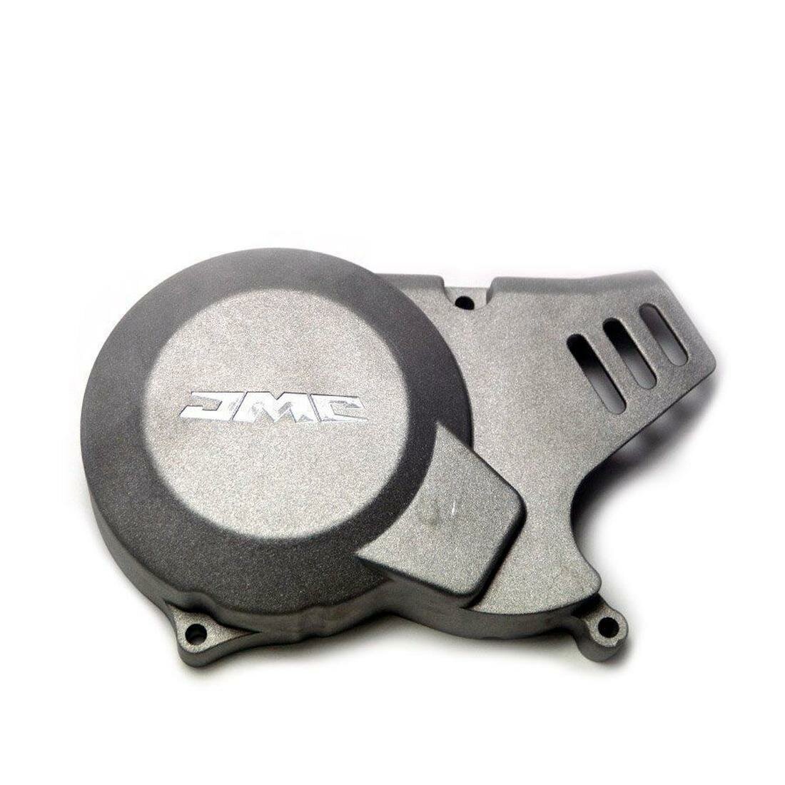 Крышка двигателя JMC левая для питбайка, серебристый, в упаковке 1 шт.