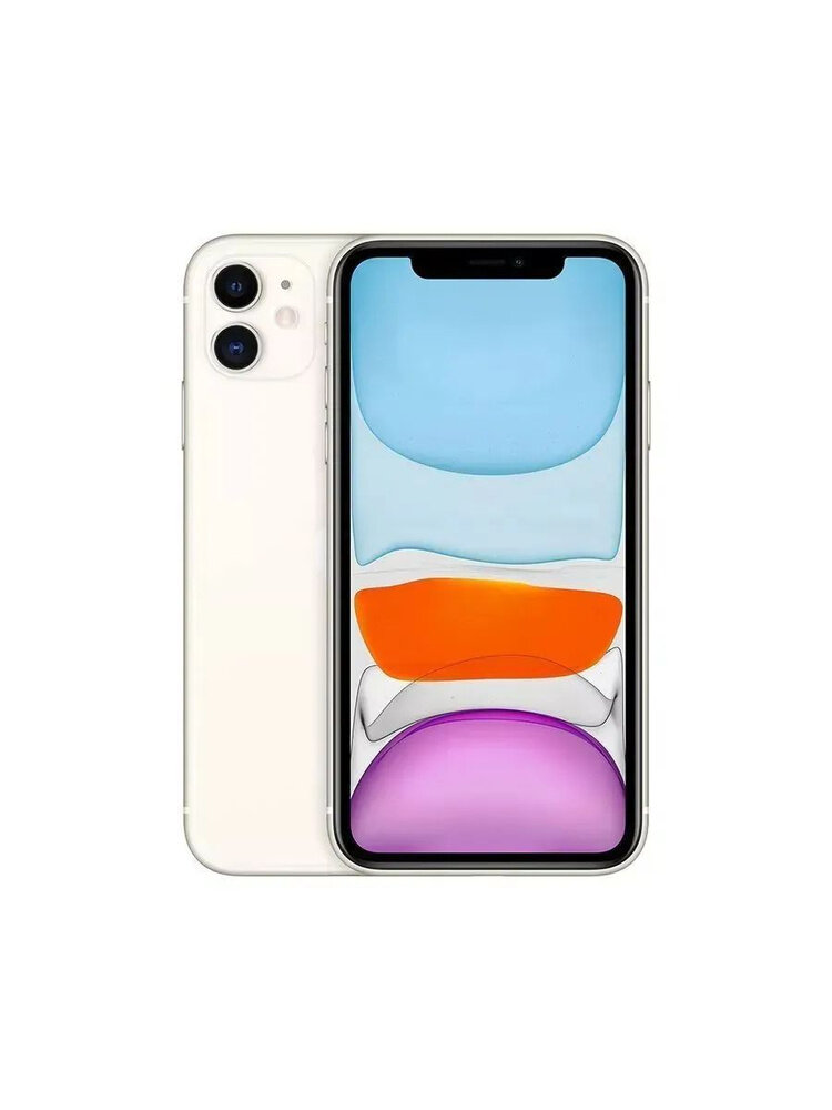 Смартфон Apple iPhone 11, 256 ГБ, белый, A13, 6.1", 4 GB RAM