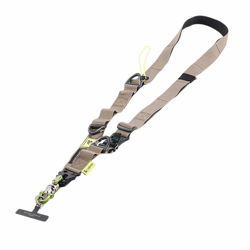 Ремень наплечный Tilta Fe Shoulder Strap Buckle Kit для смартфона Коричневый/Лаймовый