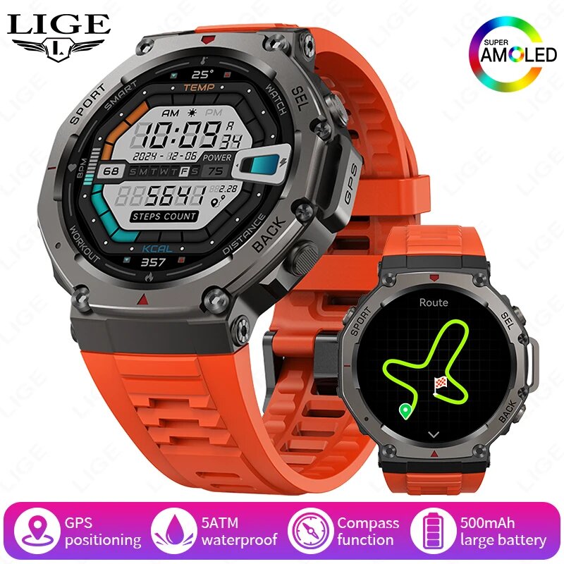 T-Rex 3 Ultra GPS Умные часы Красный, Red