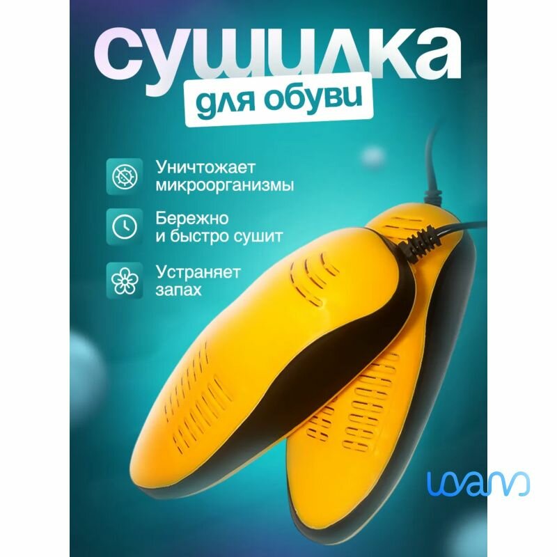 Сушилка для обуви электрическая синяя