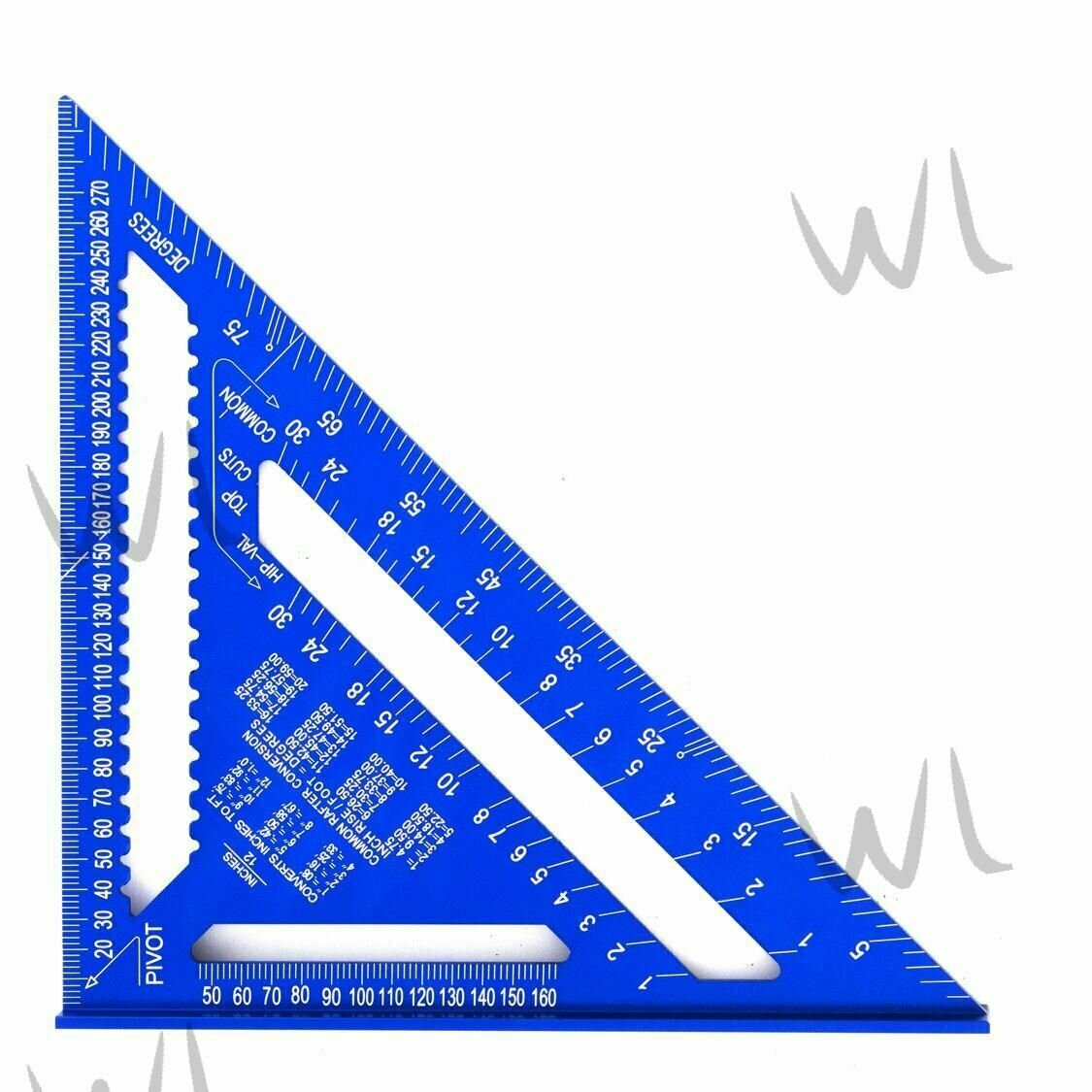 Линейка/угольник 300мм х 300мм, Алюминий