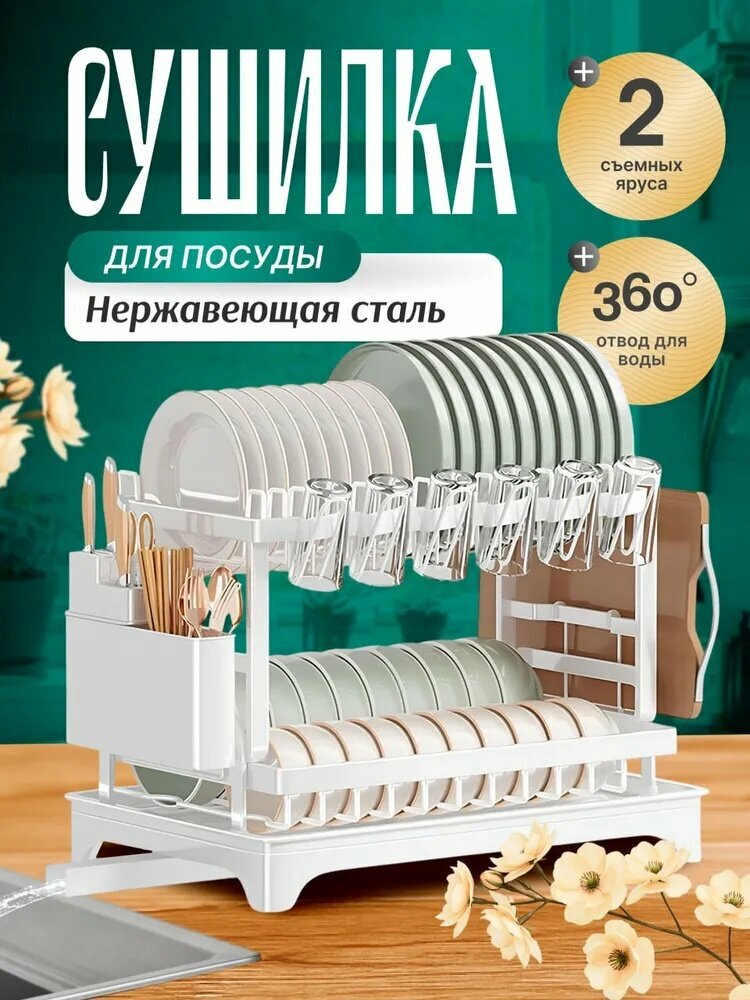 Сушилка для посуды настольная
