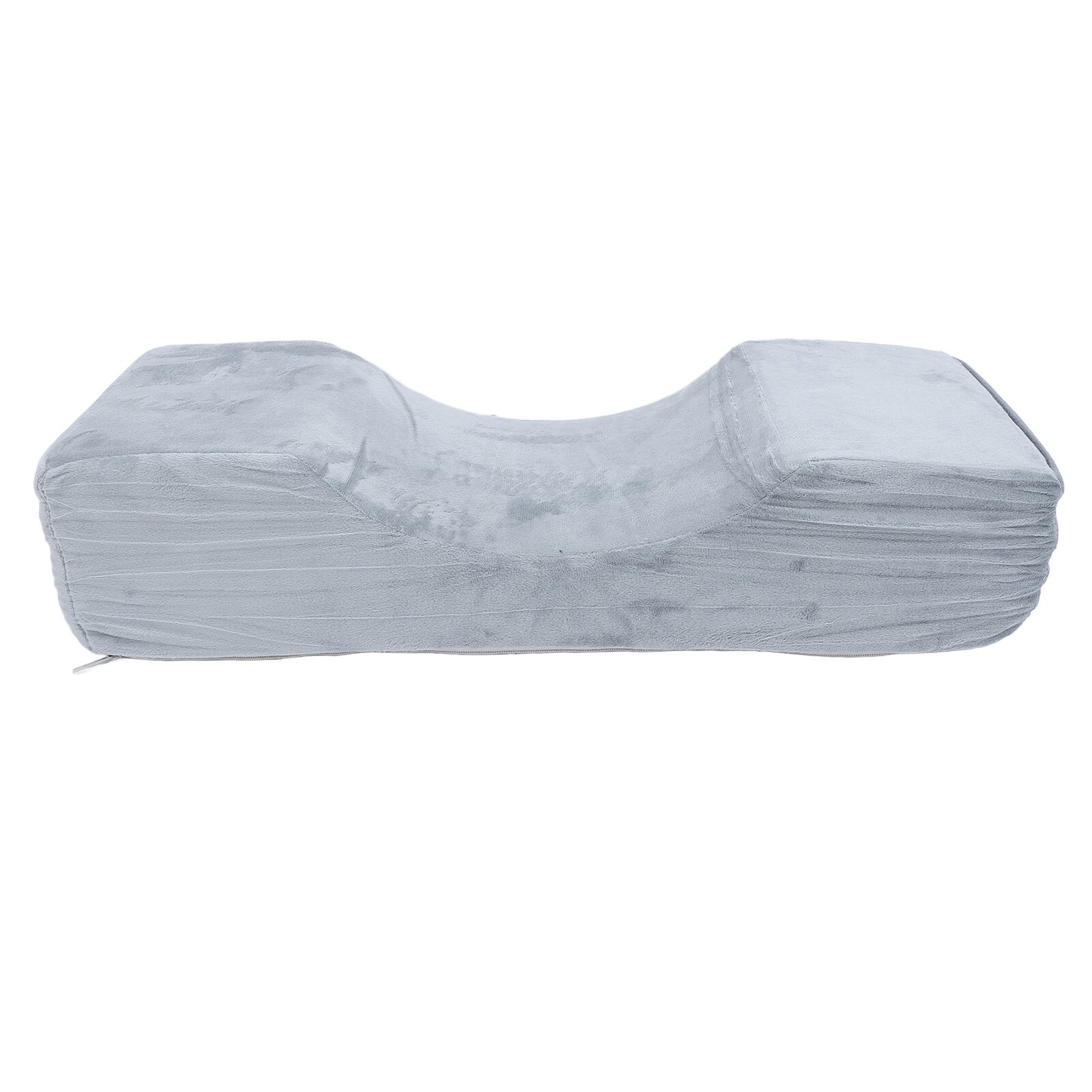 Подушка для наращивания ресниц Velvet Lash Pillow U-образной формы Professional Ergonomic Eyelash Grafting Pillow Grey