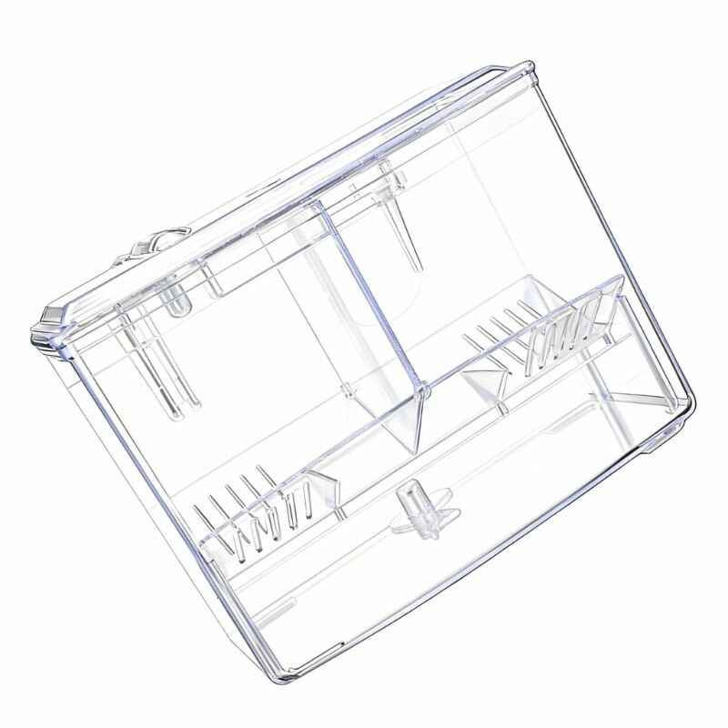 Аквариум внешний пневматический ящик для защиты молоди рыбы инкубатор разведения водорослей-маленький (1,25 л)