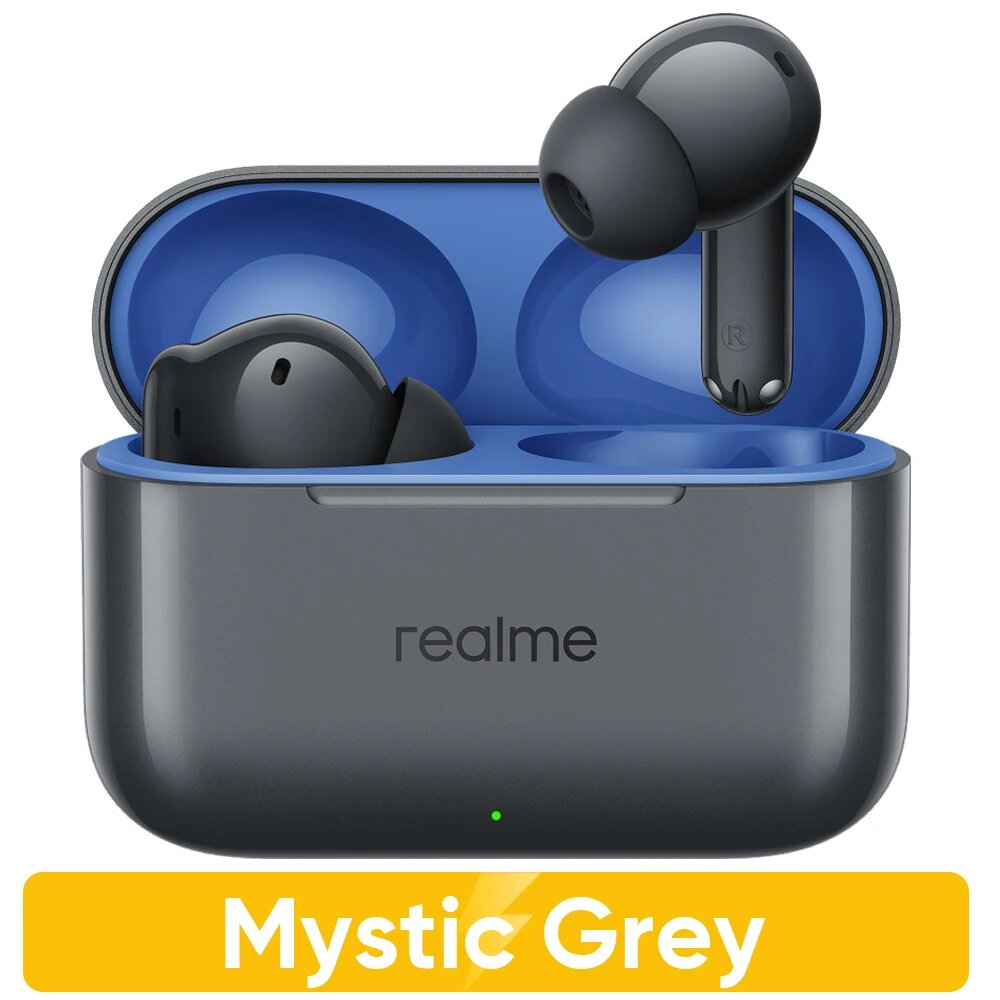 Realme Buds T200, Mystic Grey