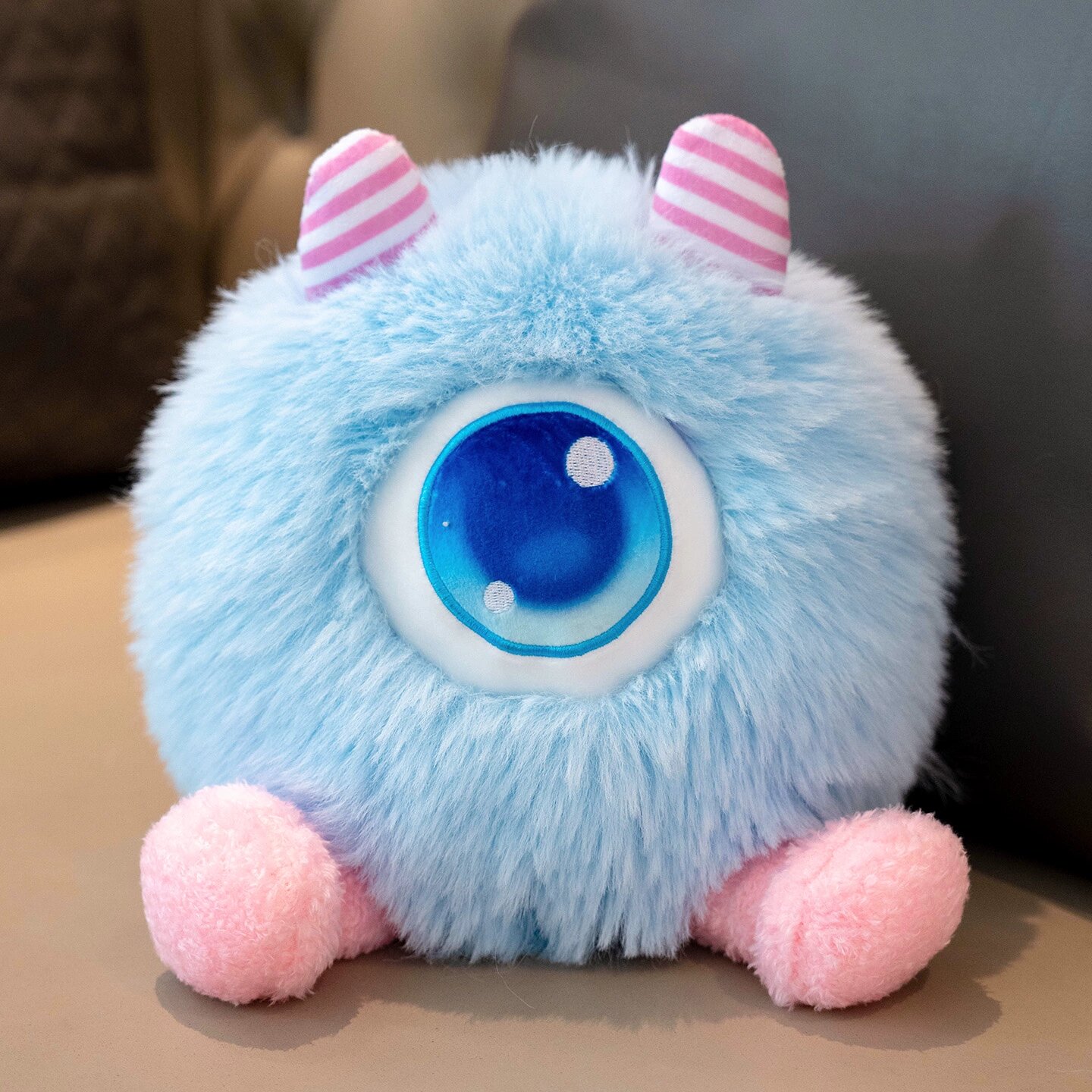 Милая плюшевая игрушка-монстр с одним глазом, очень мягкая кукла, успокаивающая кукла, подарок на день рождения для