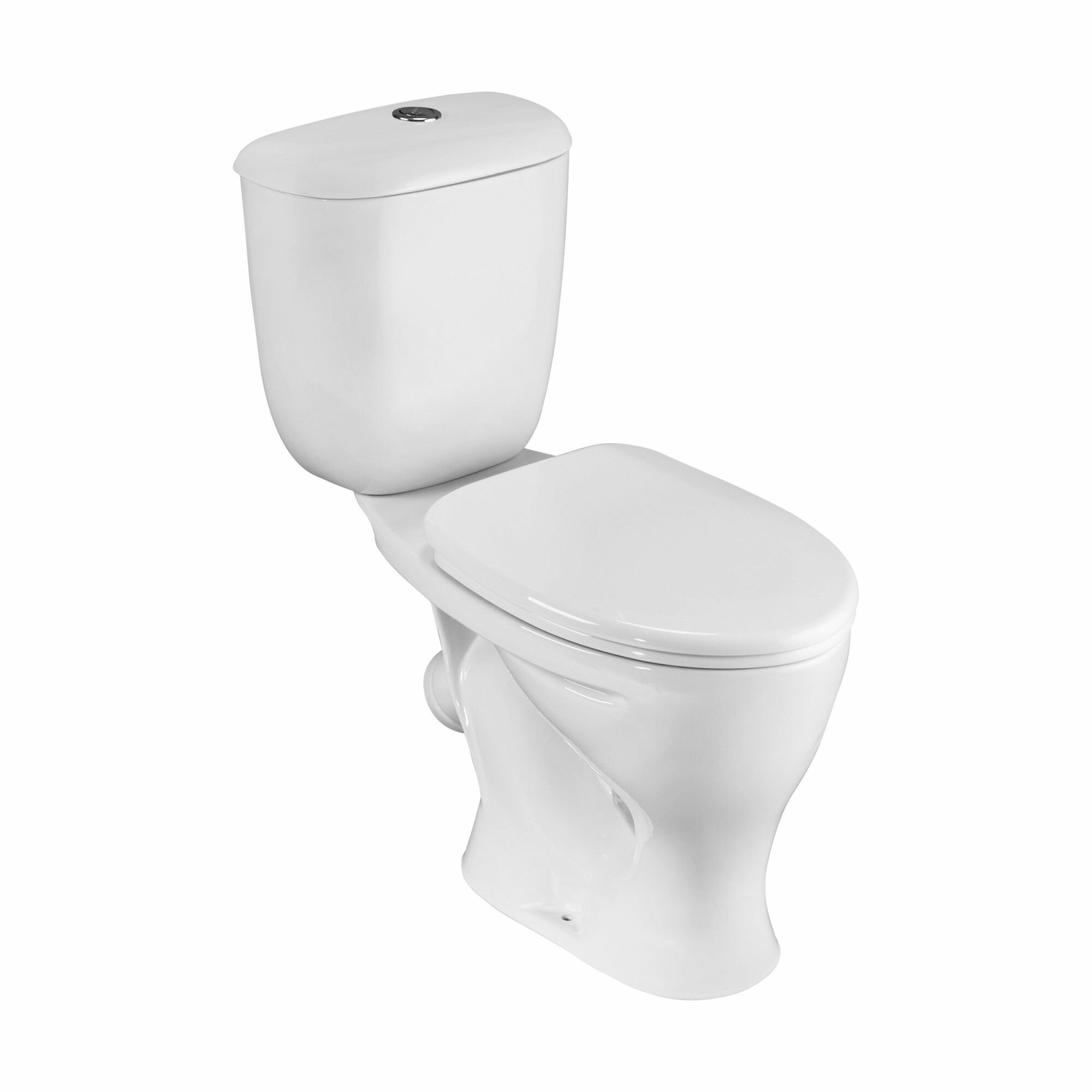 Унитаз-компакт Santeri Воротынский Комфорт 360х670х787 косой выпуск, белый (1. P403.5. S00.00B. F)