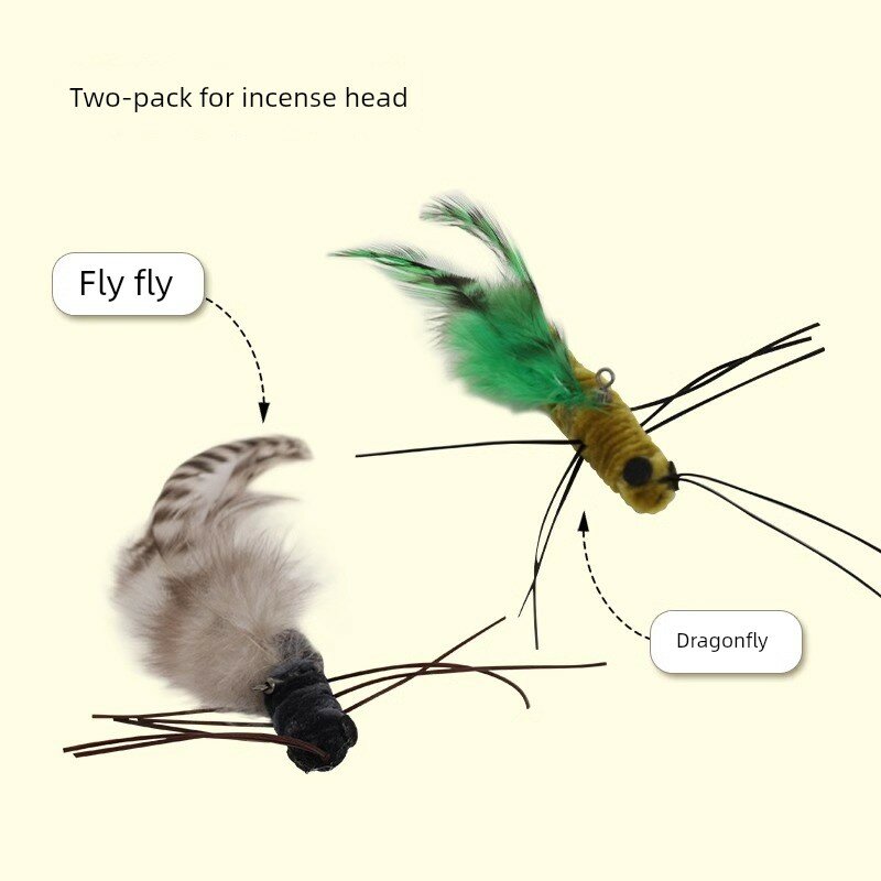 Игрушка-дразнилка для кошек AFP: гаджет для самостоятельных игр, сменные головки, товары для котят, способствующие