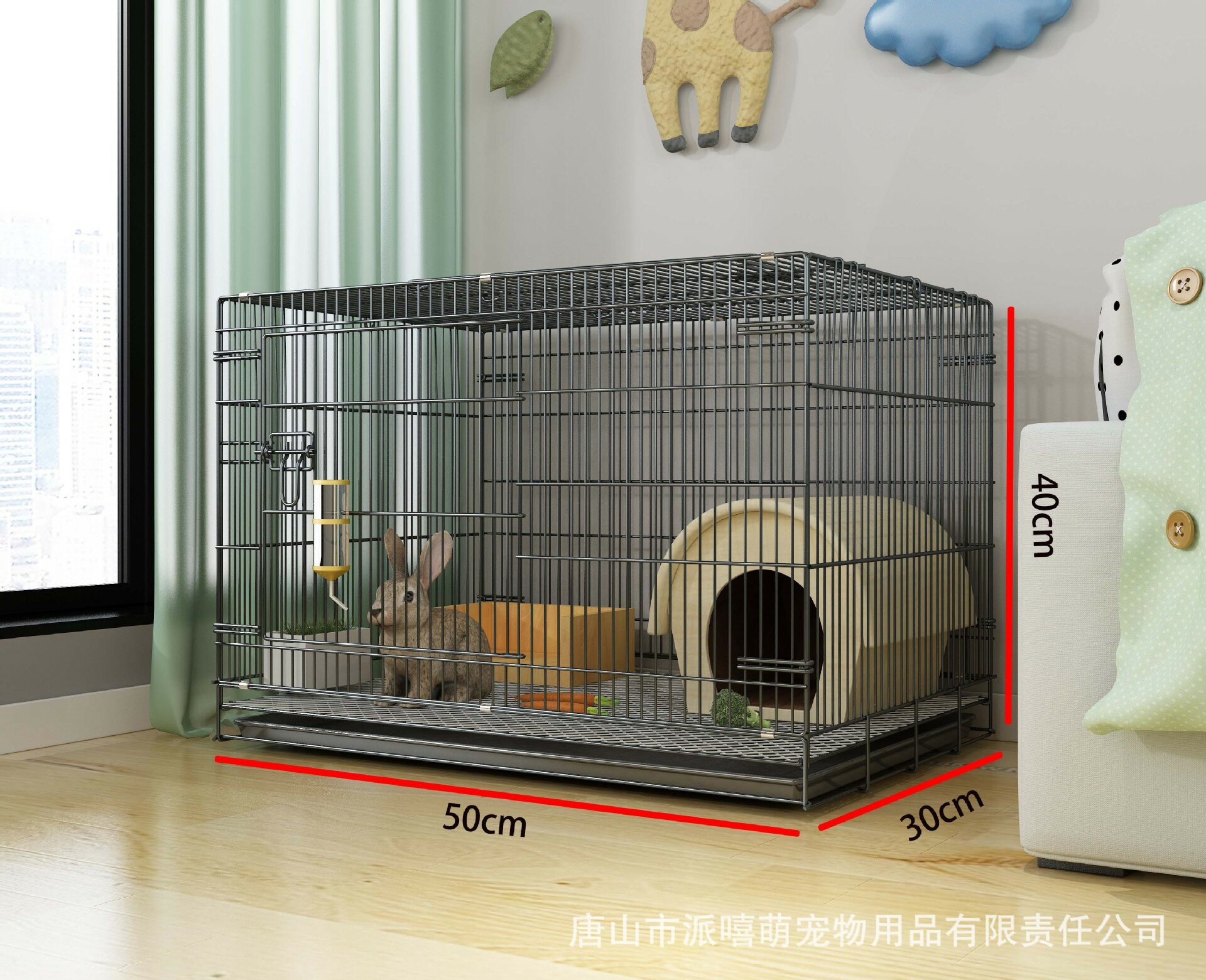 Клетка для кроликов очень большого размера для домашнего использования, складная двухъярусная с туалетом, автоматической очисткой отходов, зашифрованная клетка