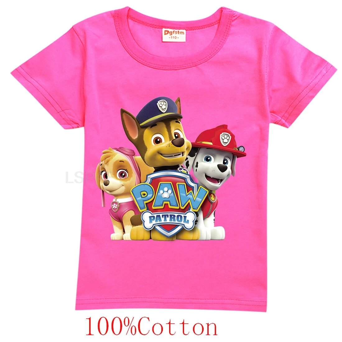 Футболка PAW PATROL для детей Розовый, 07, size 140