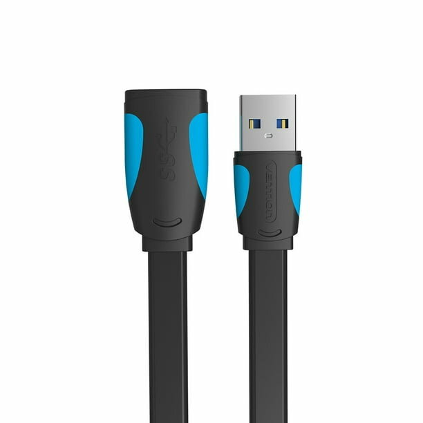 VENTION Кабель-расширение USB 3.0 Мужской-Женский с усилителем сигнала 5Gbps Скорость Универсальная Совместимость 3m/9.84ft Черный