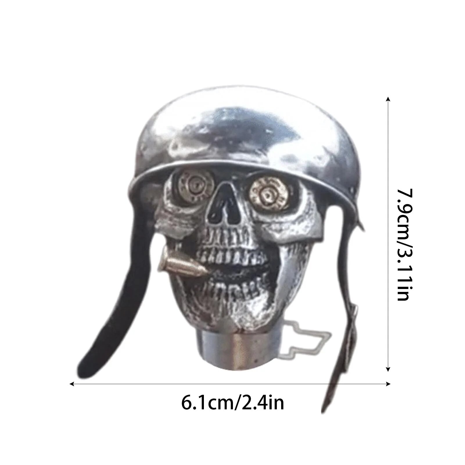 Крышка ручки переключения передач с автоматической ручкой и креативным дизайном черепа дьявола, гладкие переключения передач, подходят для большинства ручных автоматических коробок передач